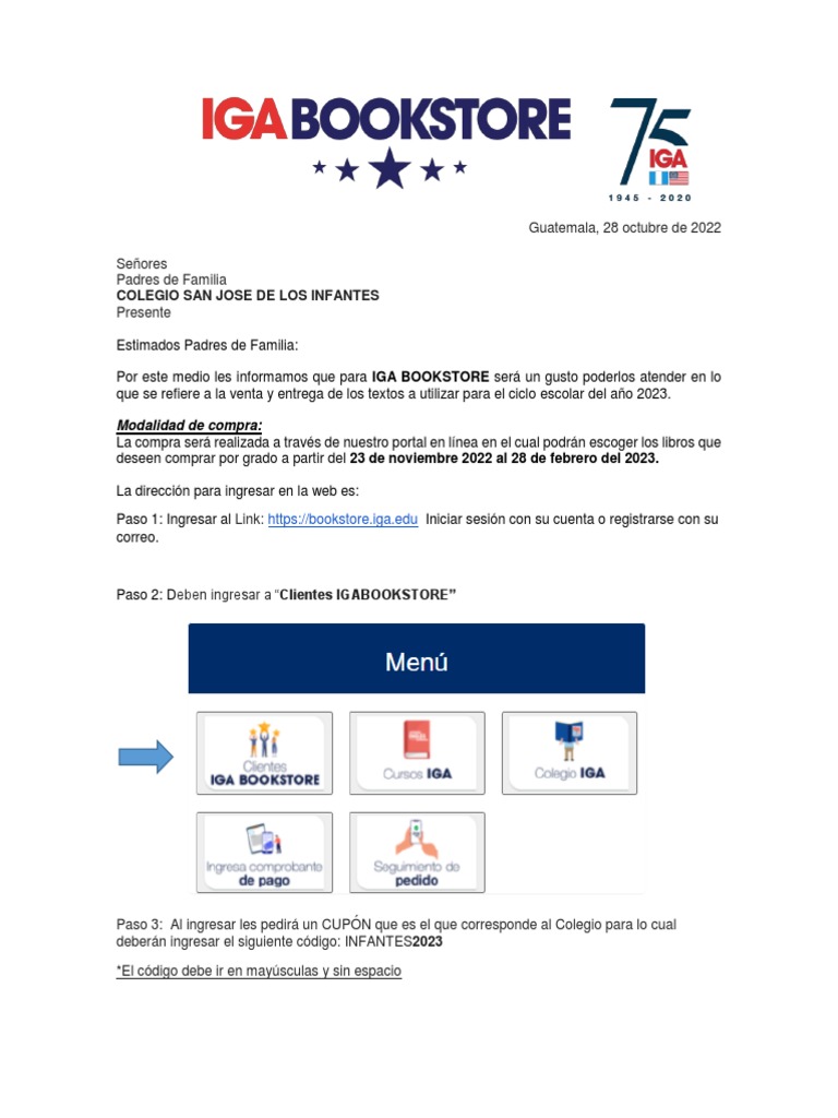 Compra de Libros para 2023 en IGA | PDF | Bancos | Tarjeta de débito