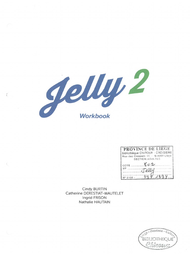 Jelly 2 - WB | PDF