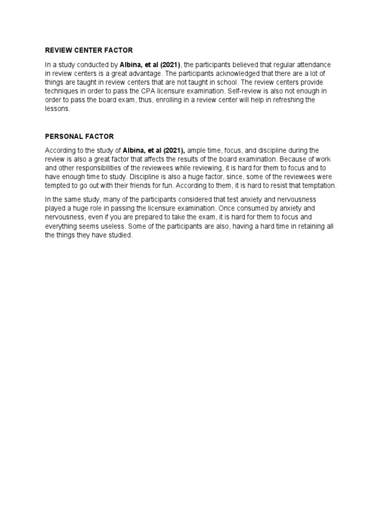 RRL Additional | PDF | Certified Public Accountant | Psychology