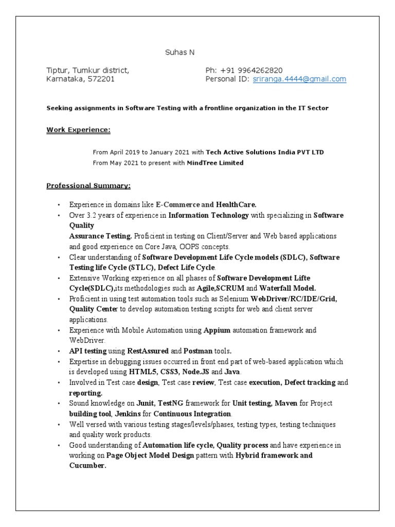Suhas Automation | PDF | Selenium (Software) | Software Development Process Suhas Automation | PDF | Selenium (Software) | Software Development Process