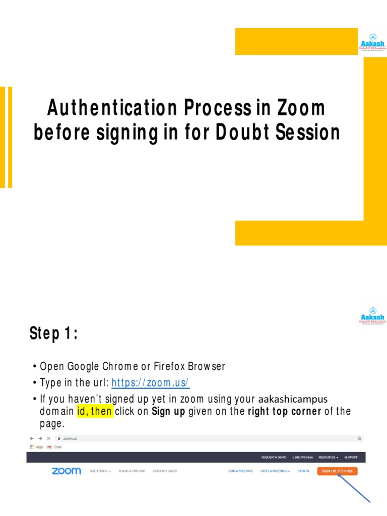 Zoom Authentication for Doubt Sessions | PDF | Computers
