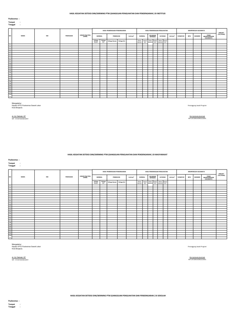 Blangko PTM 2023 | PDF