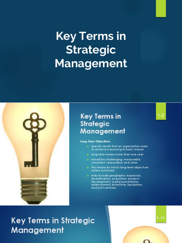 Key Terms | PDF | Strategic Management | Business Process