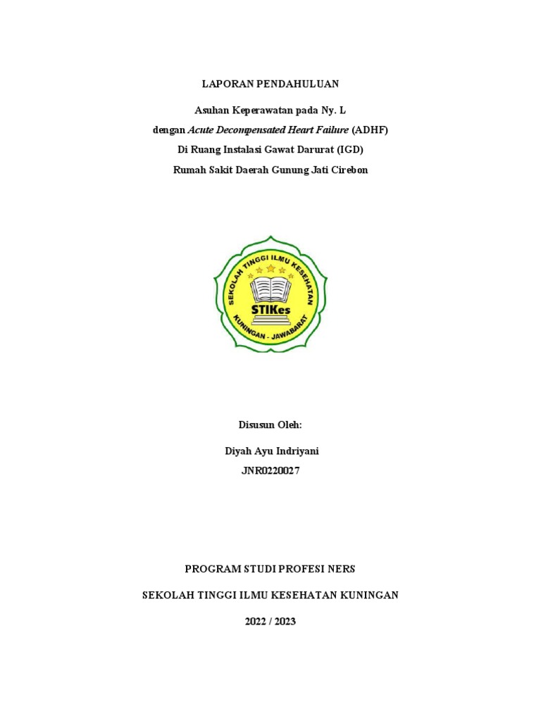 LP Adhf Igd Diyah | PDF