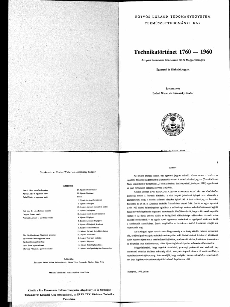 3-1 - Endrei Walter - Az Ipari Forradalom - 1-17 PP | PDF