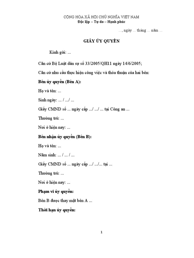 Mau 6 - Mau Giay Uy Quyen | PDF