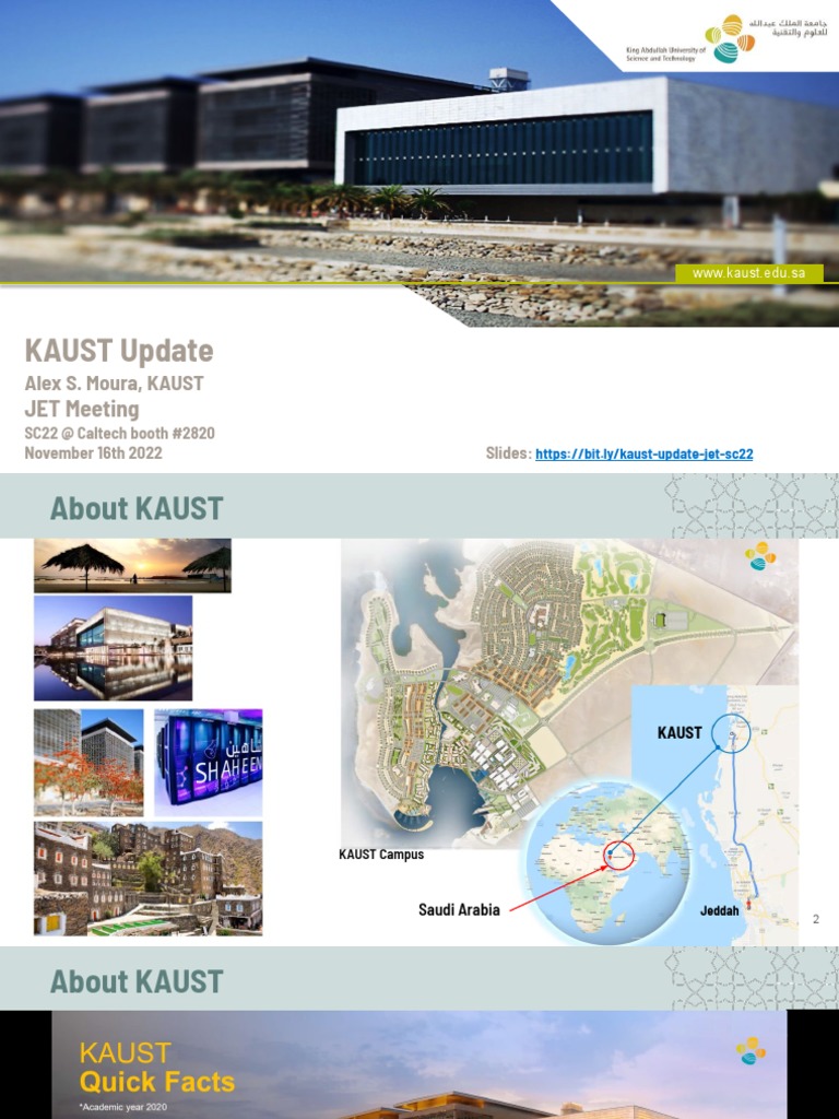 KAUST Update - November 2022 | PDF | Supercomputer | Computer Hardware