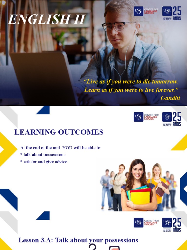 Eng Ii - Unit 3 | PDF | Languages | Foreign Language Studies