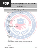Instructions: Logiqids Logical Reasoning Exam - Sample Paper Grade 6 ...