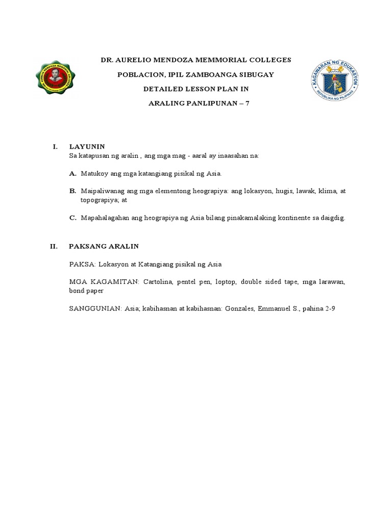 Arnel Detailed Lesson Plan | PDF