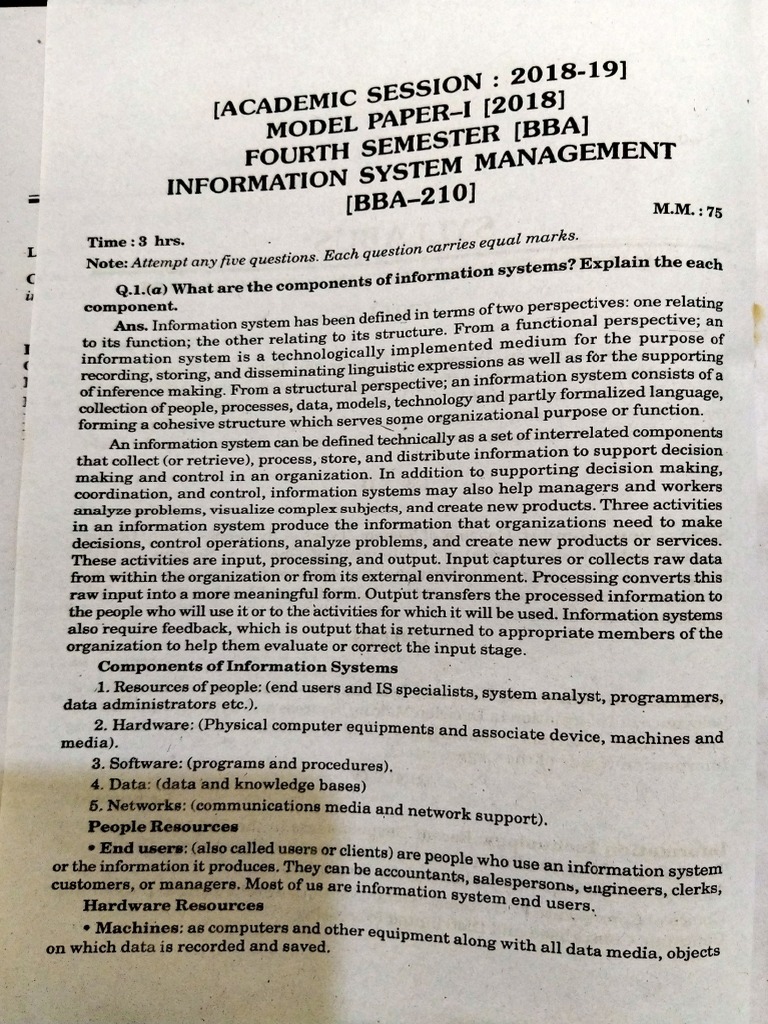 ISM - Sample Paper PDF | PDF