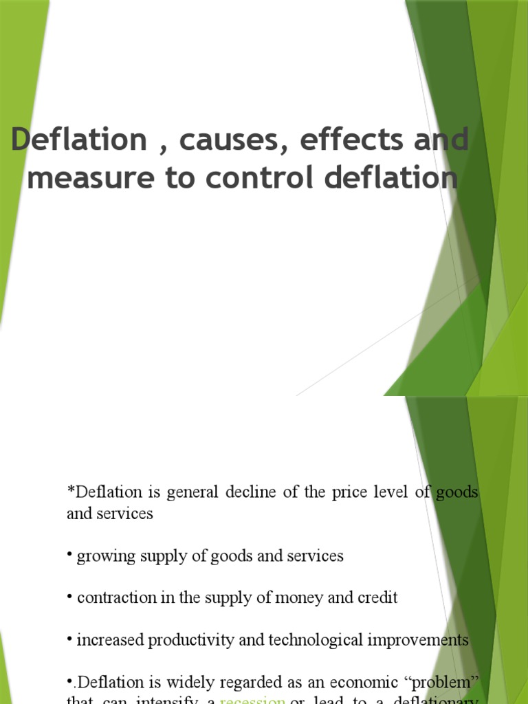 Deflation | PDF | Deflation | Recession