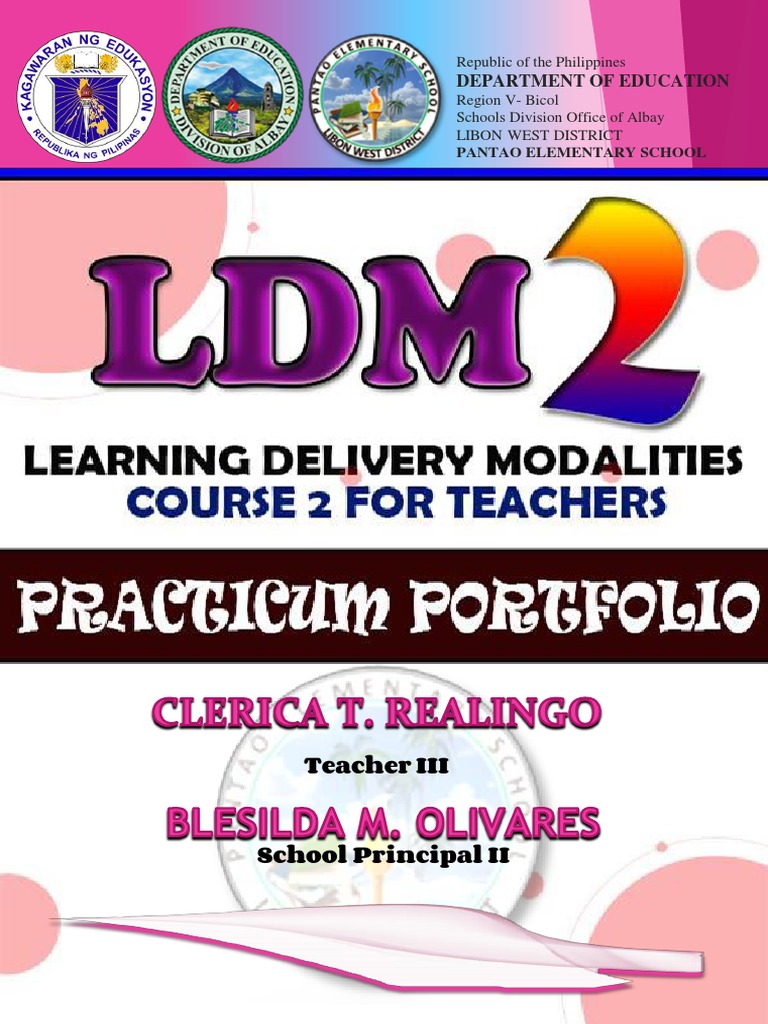 Clerica T. Realingo LDM2 FOR TEACHERS PORTFOLIO PRACTICUM | PDF | Learning | Teachers