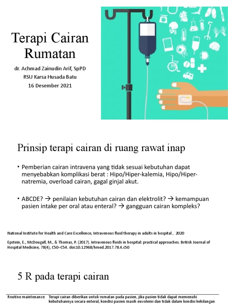Terapi Cairan Rumatan untuk Pasien | PDF