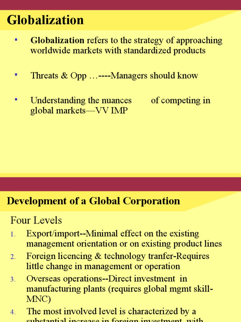 Globalization Mittal | PDF | Strategic Management | Globalization