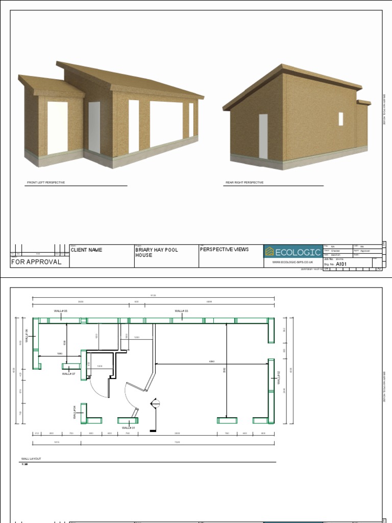 SIPs Kit - Pool House - Construction Drawings | PDF | Cultural Heritage ...