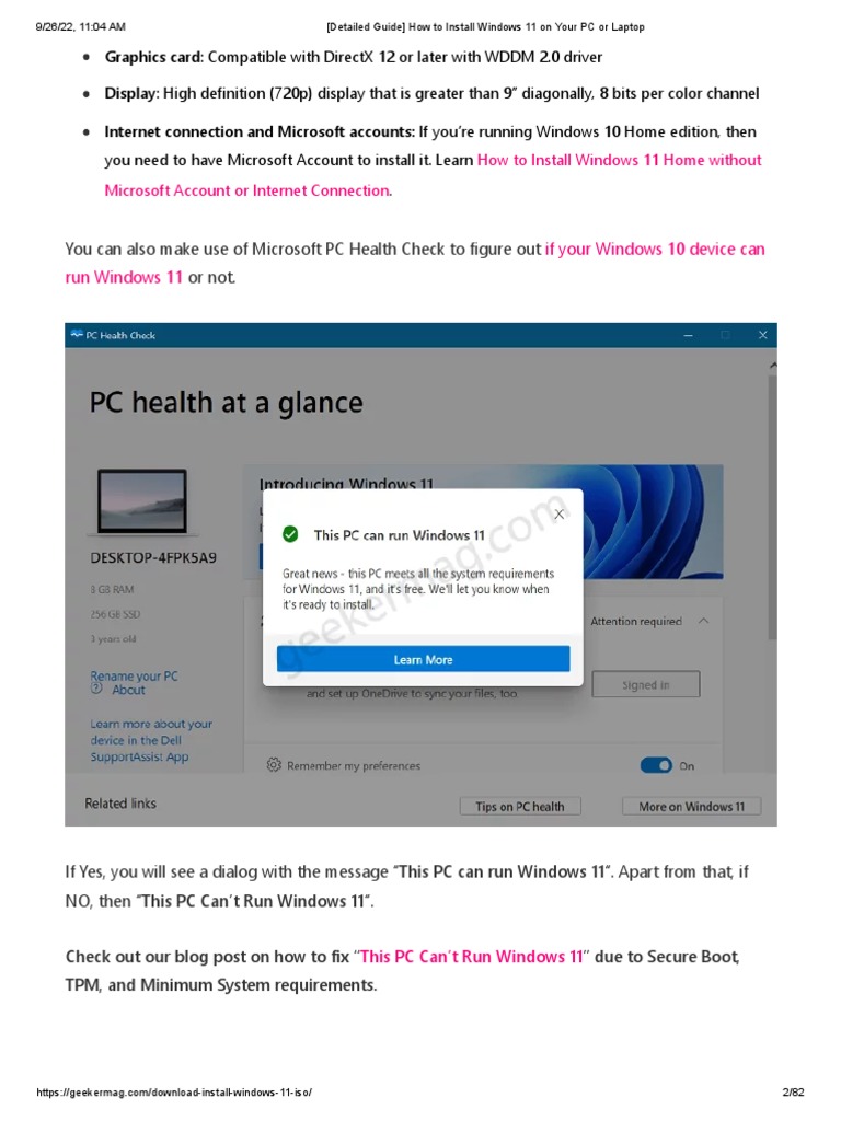 Windows 11 Steps | Download Free PDF | Microsoft Windows | Personal ...
