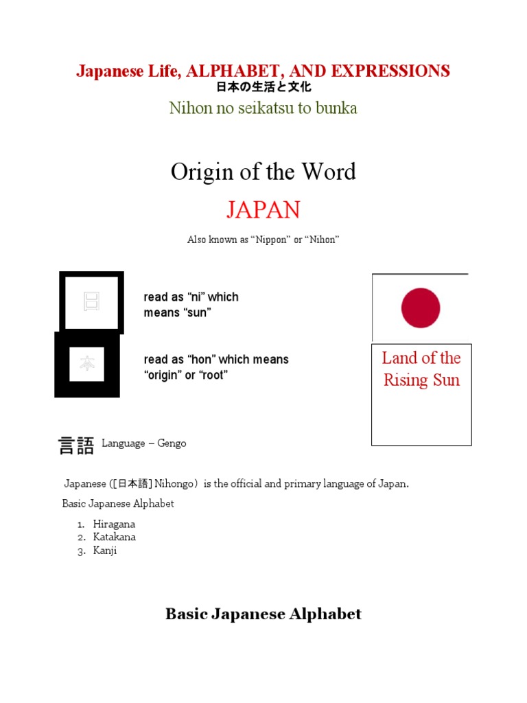 Japanese Lesson | Download Free PDF | Japanese Language | Japanese Writing System
