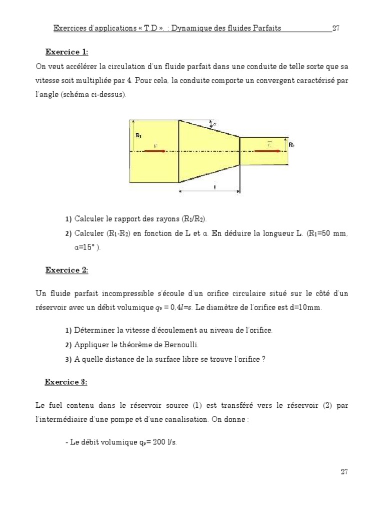 Td-Dynamic Parfaits | PDF | Pression | Dynamique des fluides