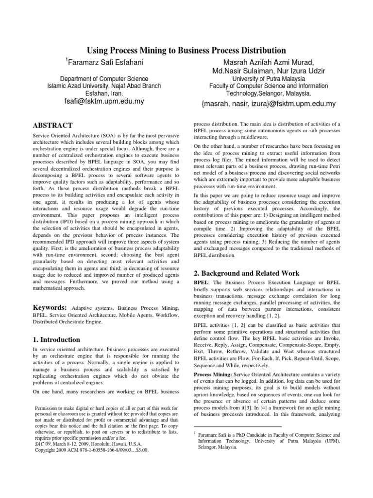 Using Process Mining To Business Process | PDF | Scope (Computer ...