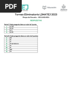 Examen LIMATEJ 2024 Primaria | PDF