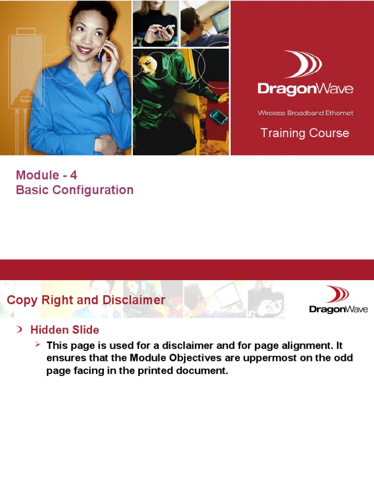 Module - 4 Basic Configuration: Training Course | PDF | Superuser | Radio Spectrum