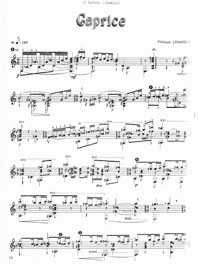 Philippe Lemaigre - Caprice | PDF