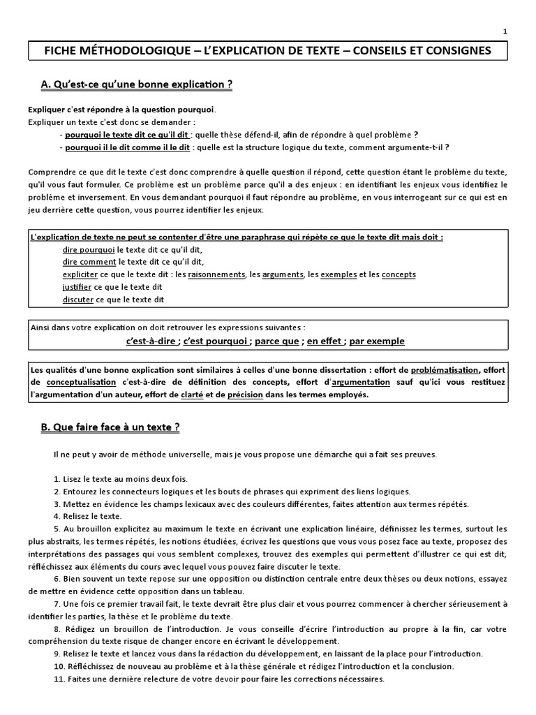 Methodo Explication | PDF