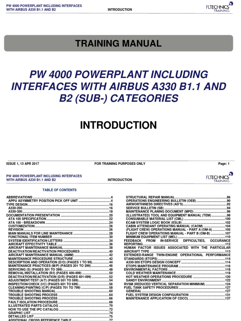 Ata 00 (PW 4000) | PDF | Electrical Engineering | Aviation