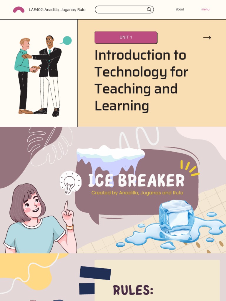 UNIT 1 Introduction To Technology For Teaching and Learning | PDF ...