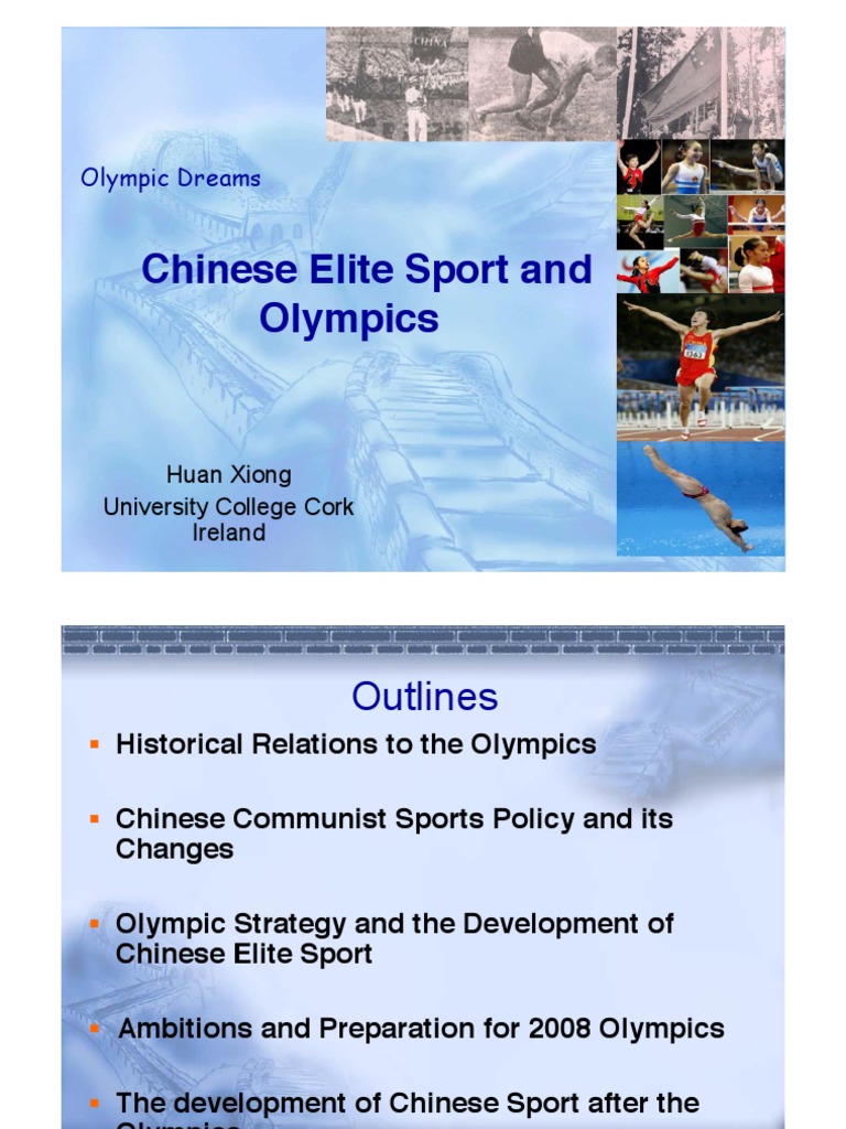 China's Elite Sports and Olympic Strategy | PDF | China | World Politics