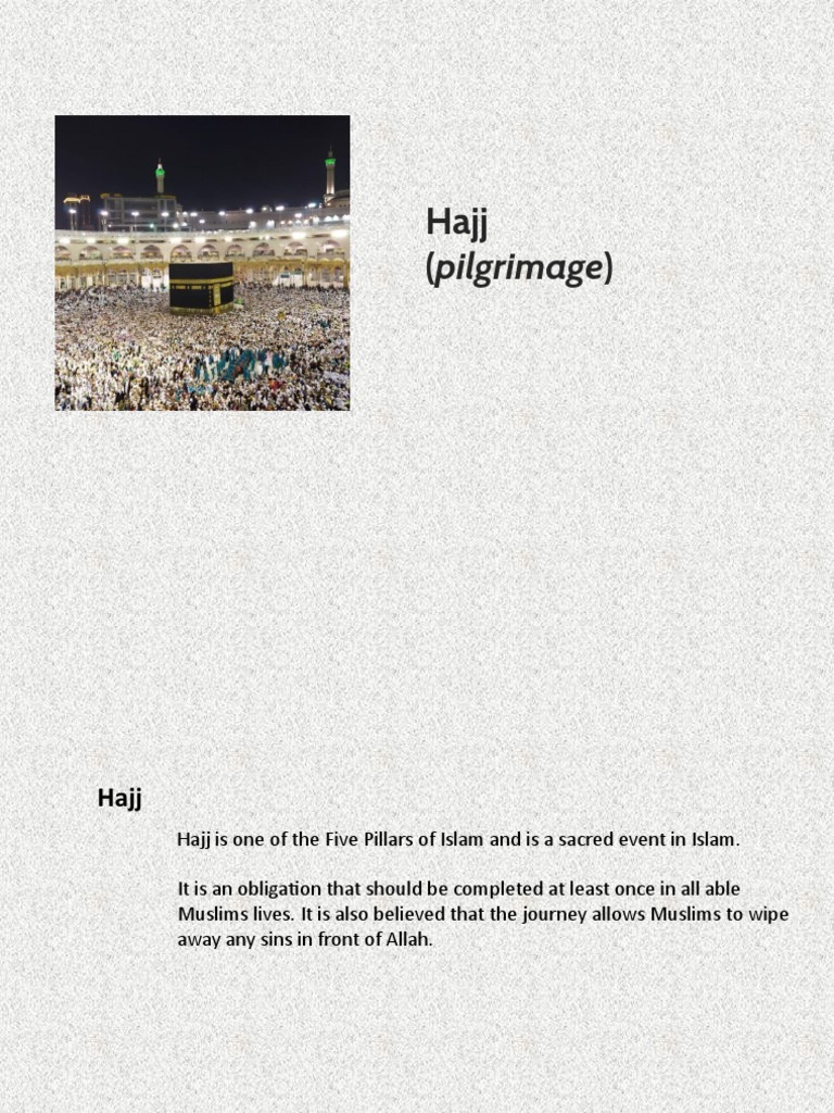 Hajj | PDF | Hajj | Semitic Words And Phrases