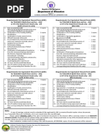 Form 137 Blank | PDF | Learning | Behavior Modification