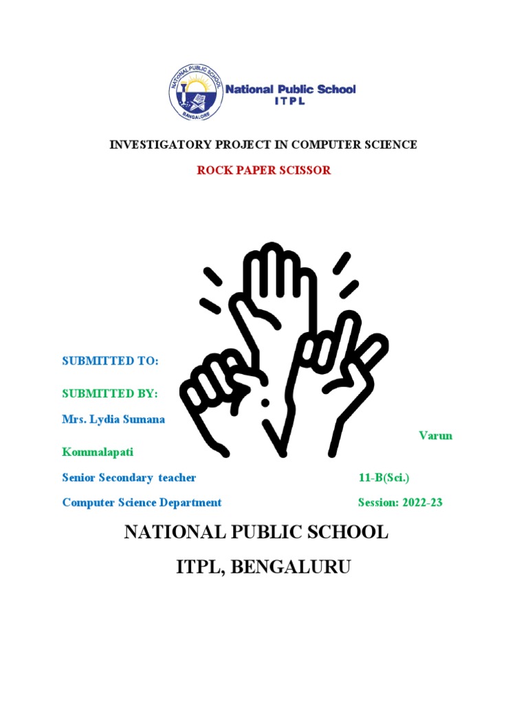 Cs Project | PDF | Computer Program | Programming