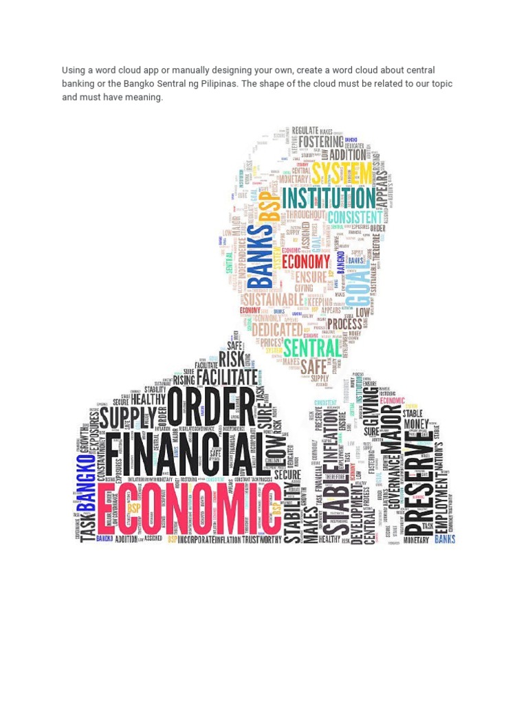 Word Cloud Design for Central Banking | PDF | Career & Growth
