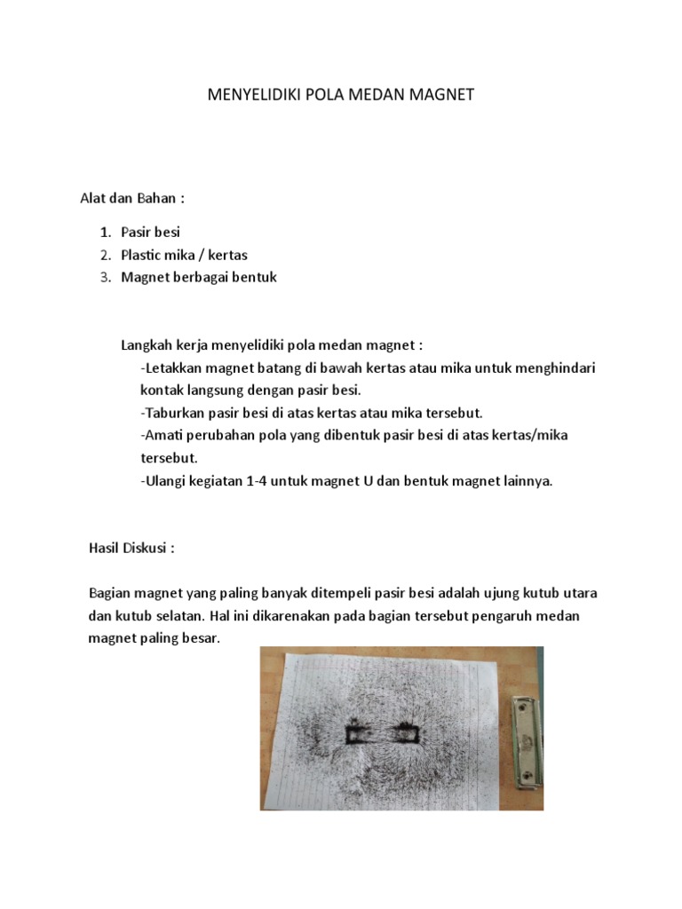 Menyelidiki Pola Medan Magnet | PDF