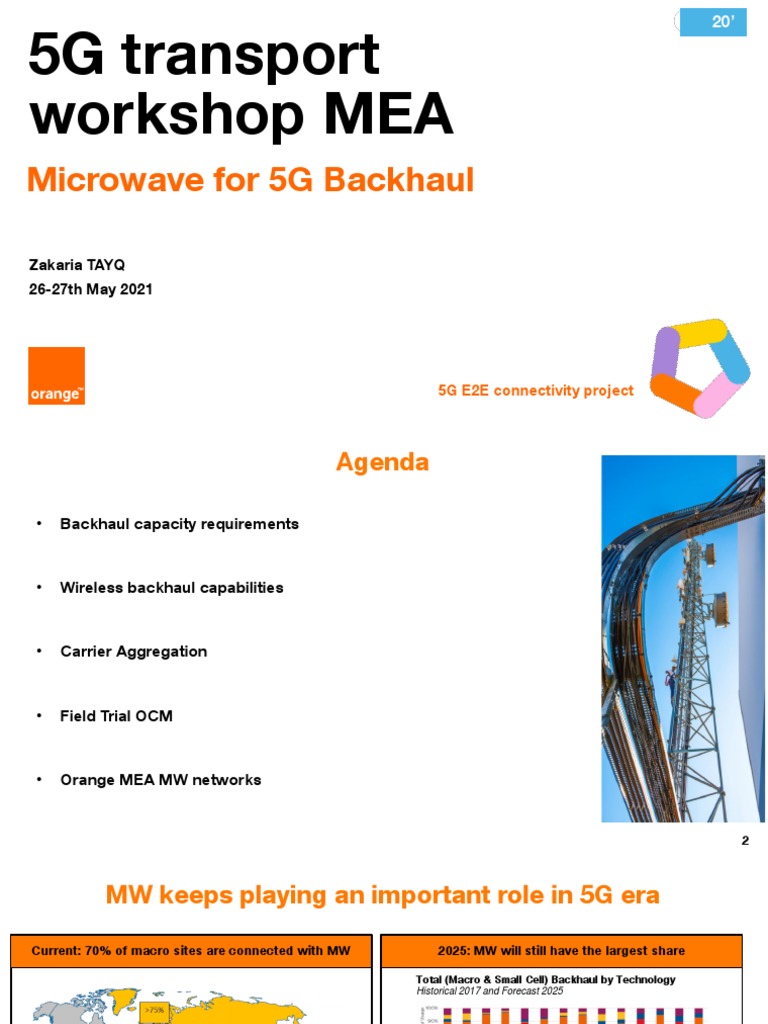 5G Transport Workshop MEA | PDF | Extremely High Frequency | Lte (Telecommunication)