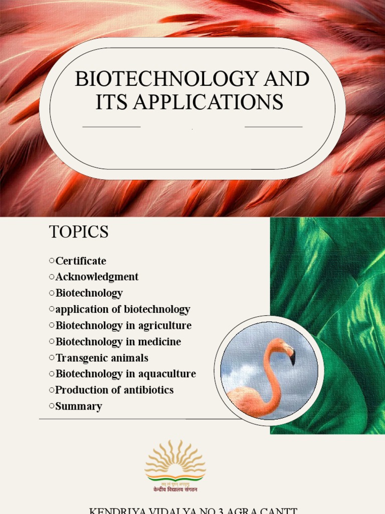 Biotechnology and Its Applications | Download Free PDF | Biotechnology ...