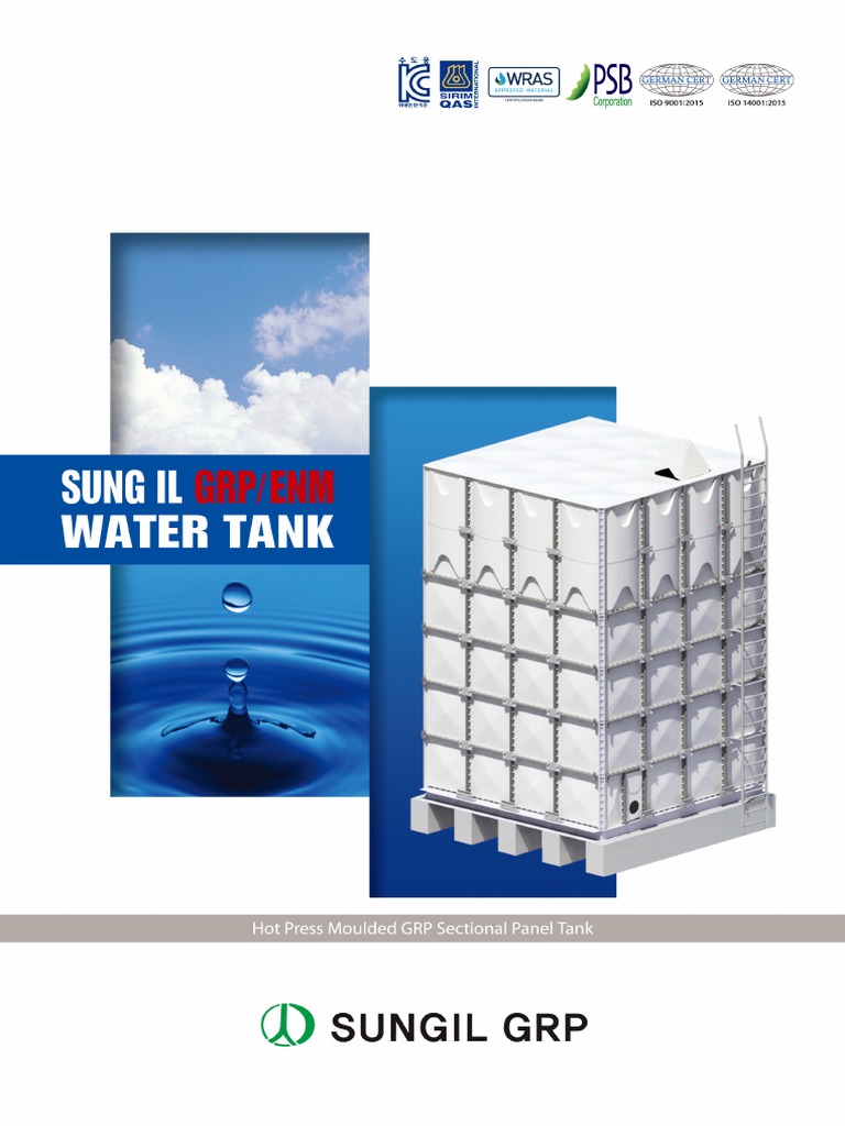 Sungil Catalogue (GRP Water Tank) - (2022) | PDF