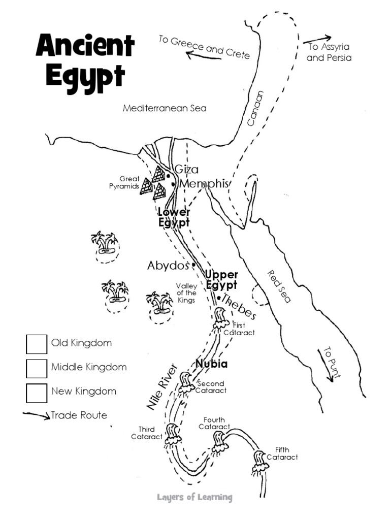 Map of Ancient Egypt | PDF