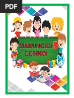 Marungko Lesson Layout Cover | PDF