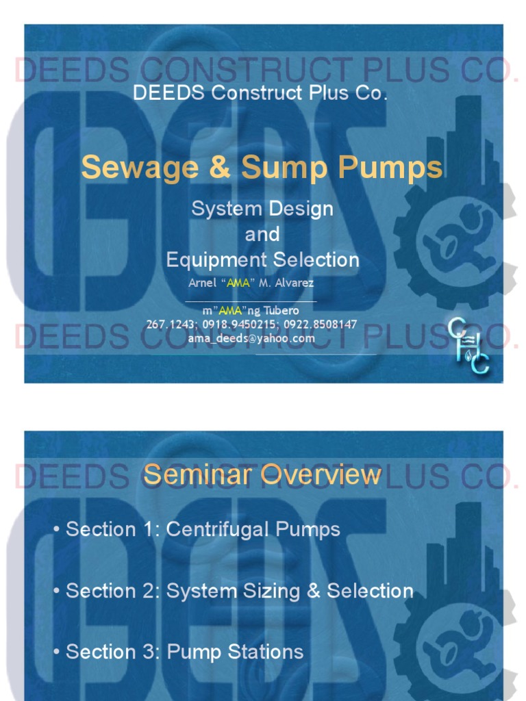 Sump Pit Design and Sizing Guide | PDF | Pump | Plumbing