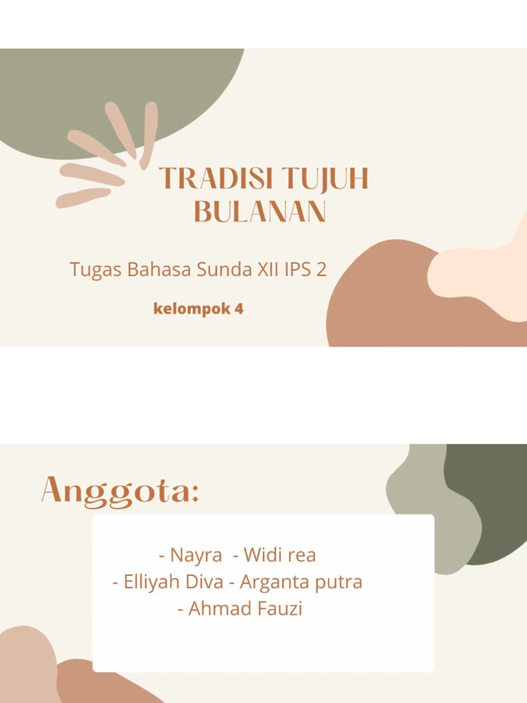 Sunda Tujuh Bulanan | PDF
