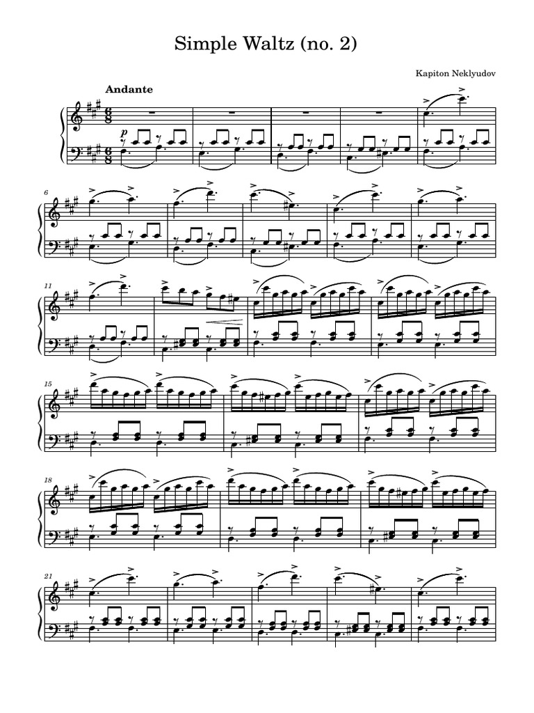 Simple Waltz No2 | PDF