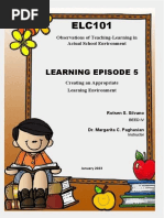 Classroom Management Matrix | PDF | Classroom | Psychology