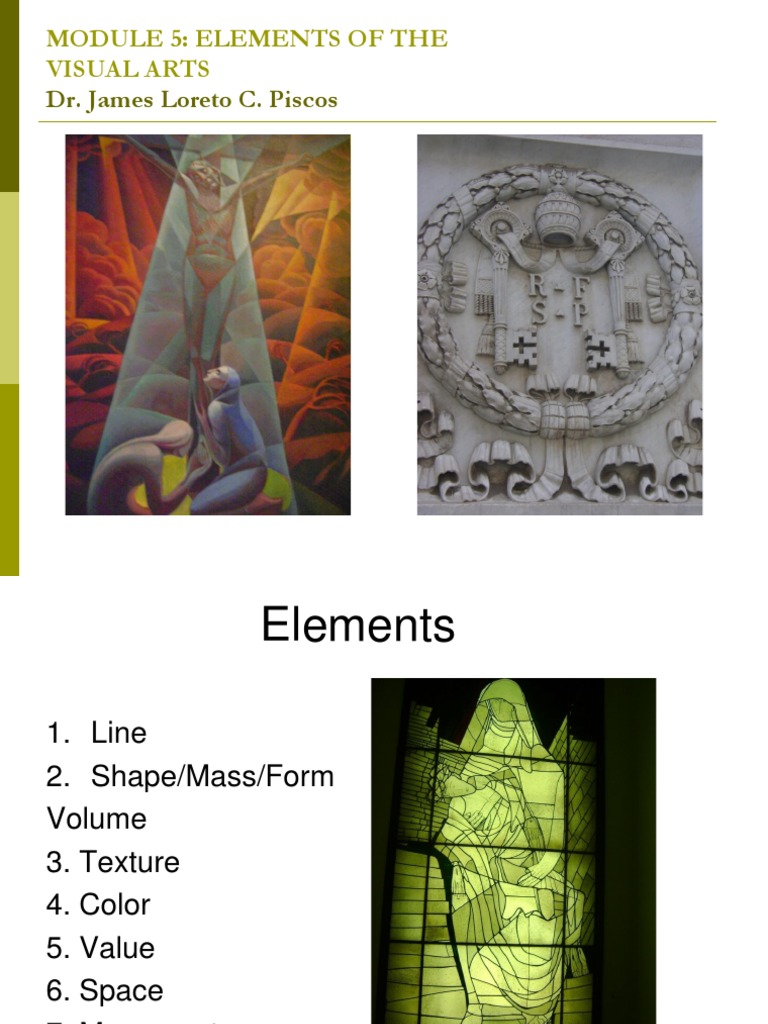 Module 3 Elements of Art | PDF | Color | Yellow