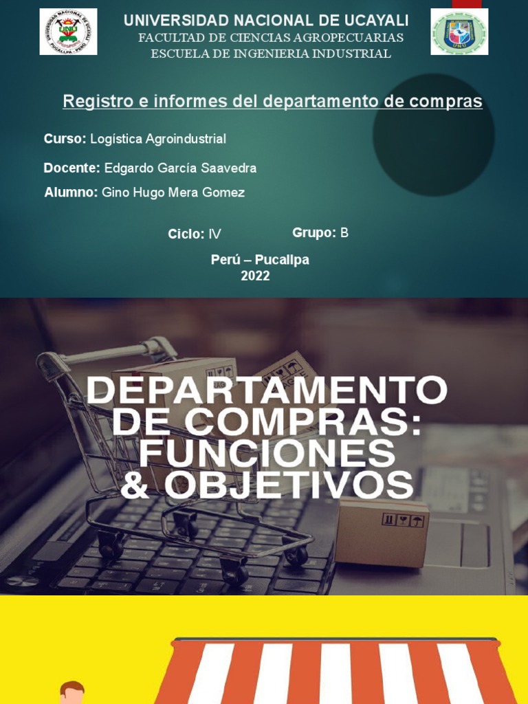 Informe de Compras: Registro y Gestión | PDF | Contabilidad | Presupuesto