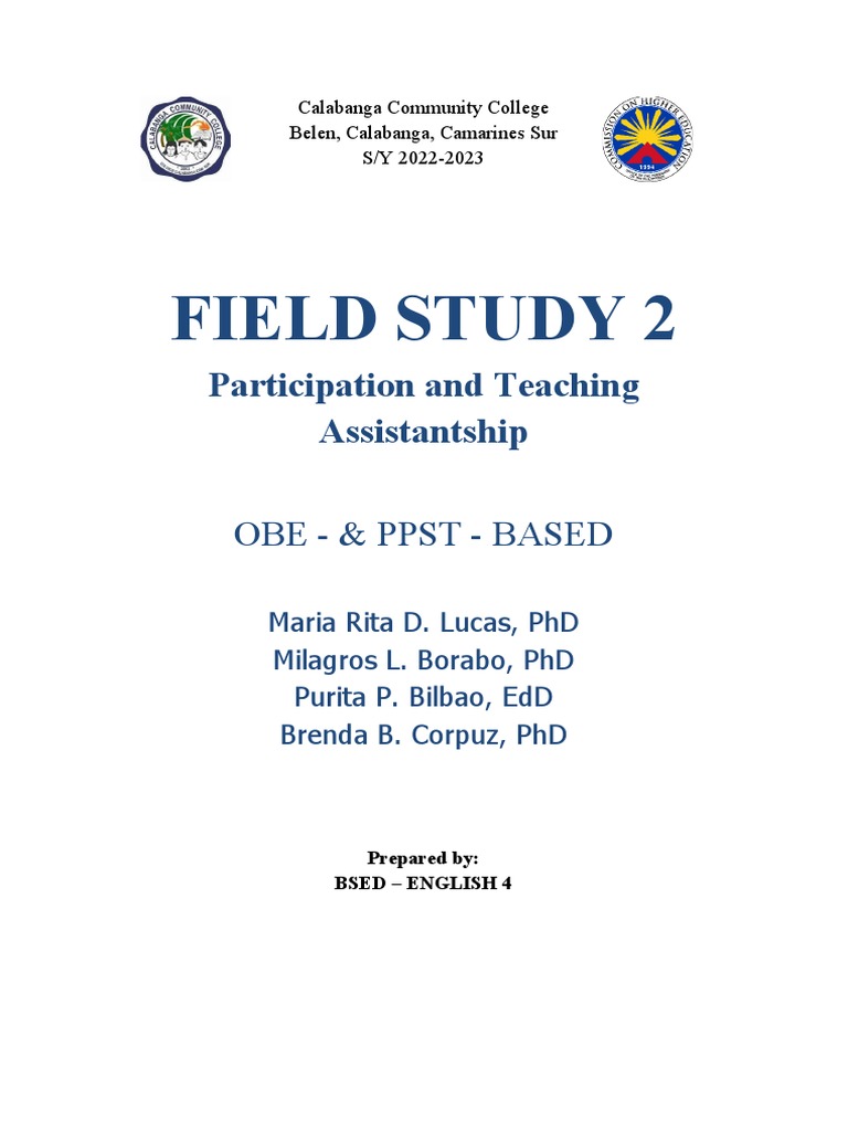 Field Study 1 10 | PDF | Teachers | Action Research