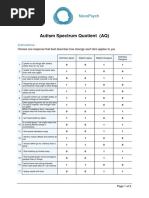 PANAS Scale Questionnaire Instructions | PDF | Emotions | Cognitive ...