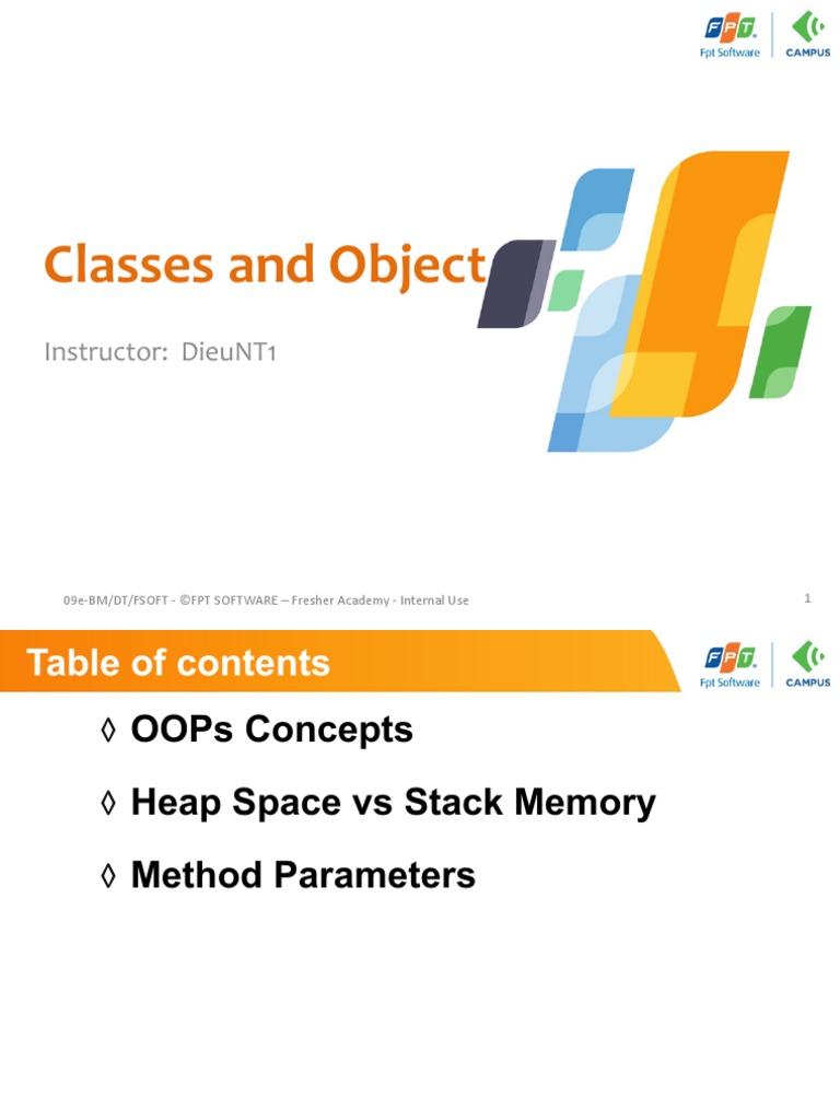 Unit03 Classes And Objects Pdf Programming Constructor Object Oriented Programming